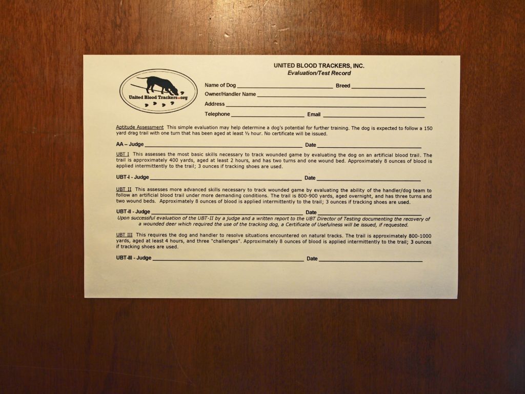 Tracking Shoes - United Blood Trackers